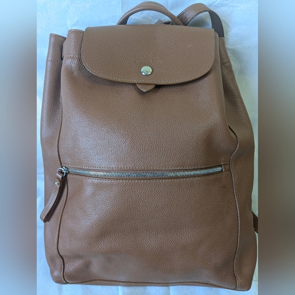 Longchamp | Bags | Longchamp Leather Backpack | Poshmark